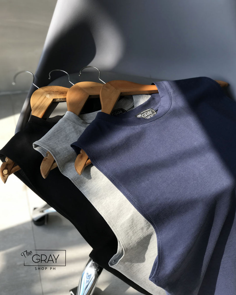 PLAIN MUSCLE TEES (VERSION 2) – The Gray Shop PH