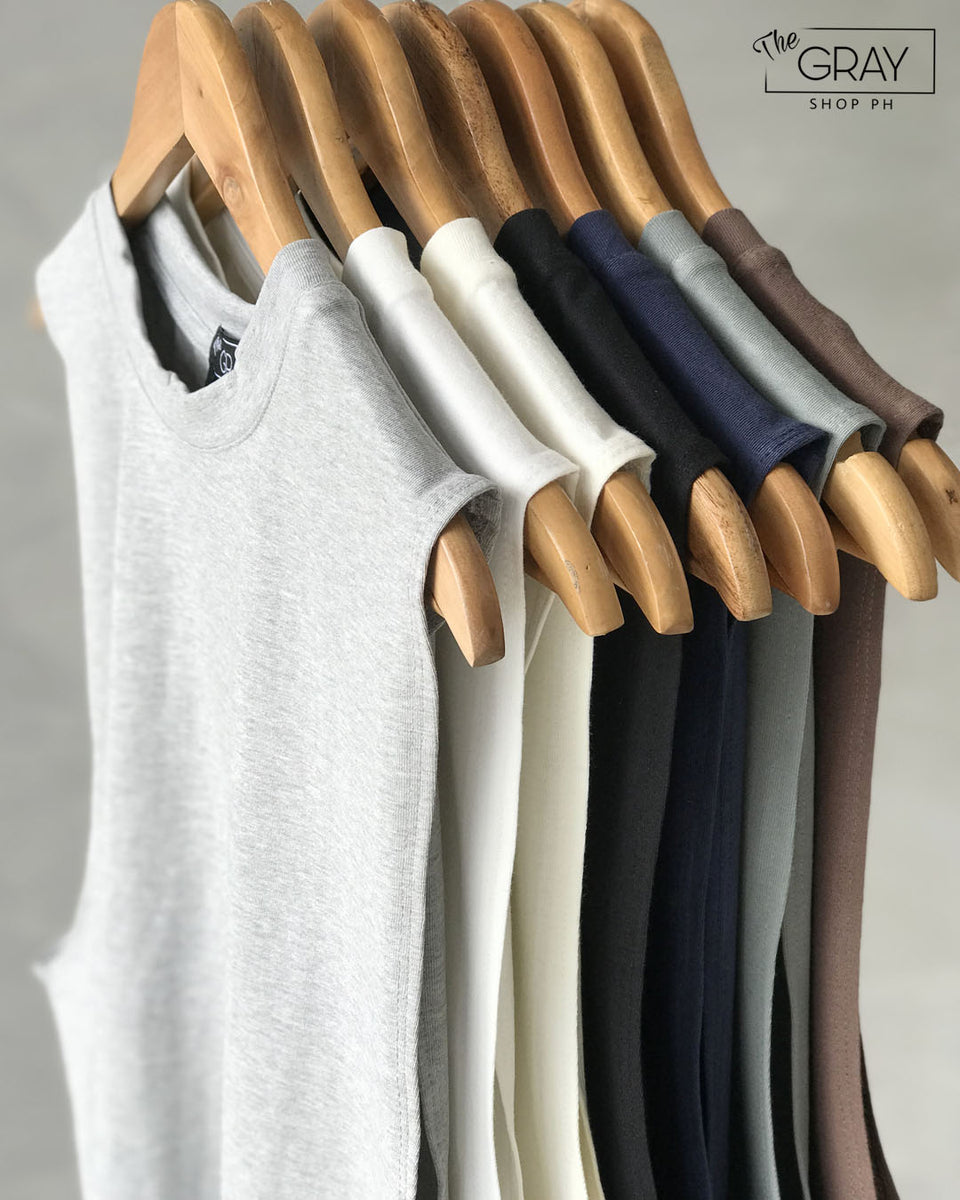 PLAIN MUSCLE TEES (VERSION 2) – The Gray Shop PH