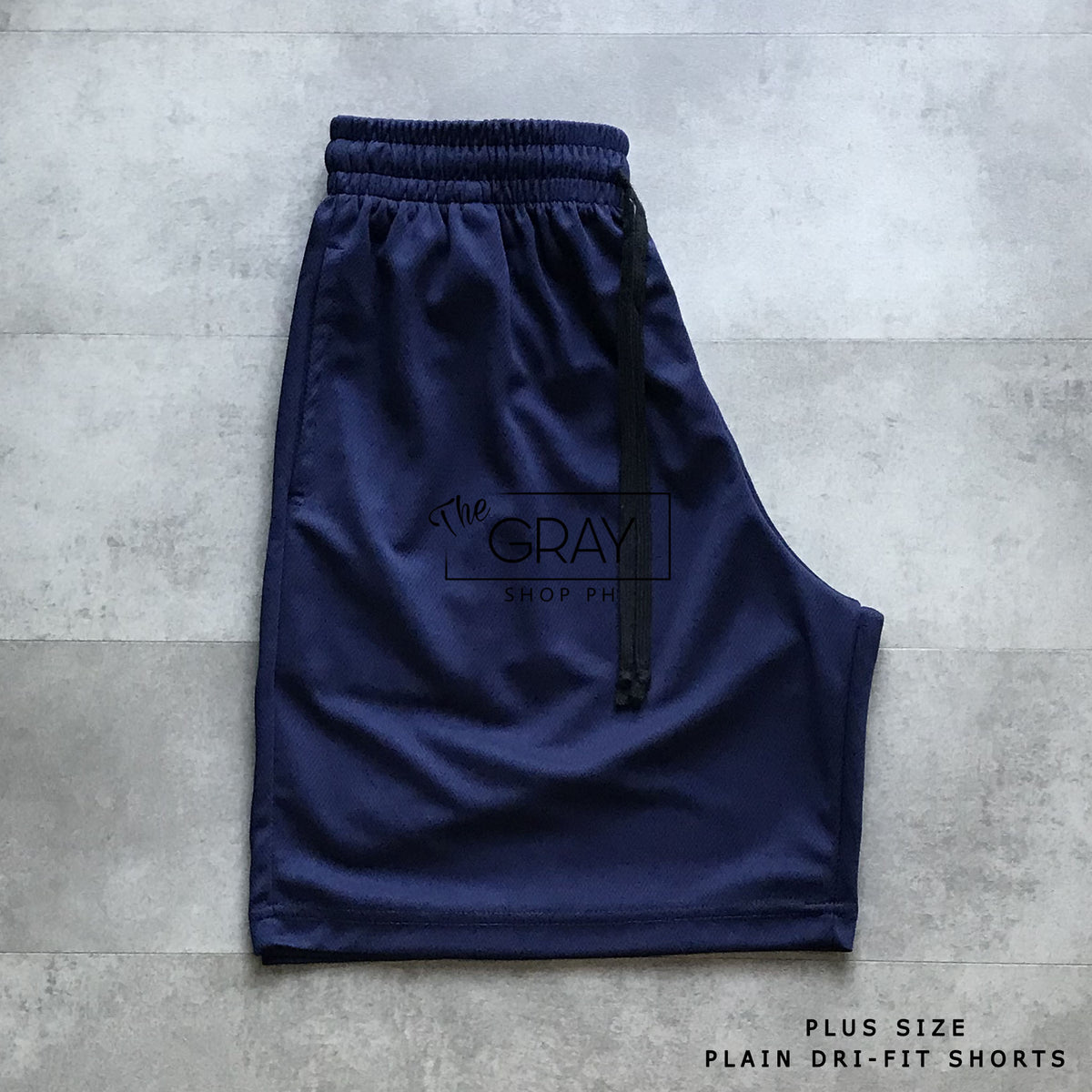 (𝐏𝐋𝐔𝐒 𝐒𝐈𝐙𝐄) 𝐏𝐋𝐀𝐈𝐍 𝐃𝐑𝐈-𝐅𝐈𝐓 𝐒𝐇𝐎𝐑𝐓𝐒 – The Gray Shop PH